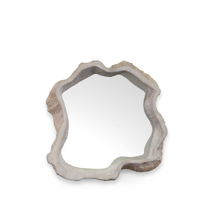 Thea Mirror - Kabibe Shell 44"D - Saltwater House