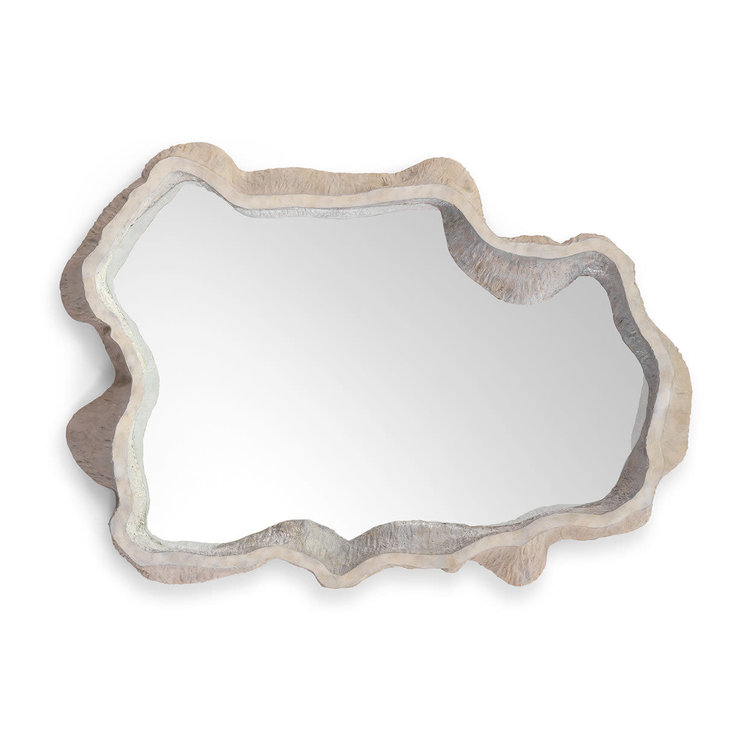 Thea Mirror - Kabibe Shell 44"D - Saltwater House