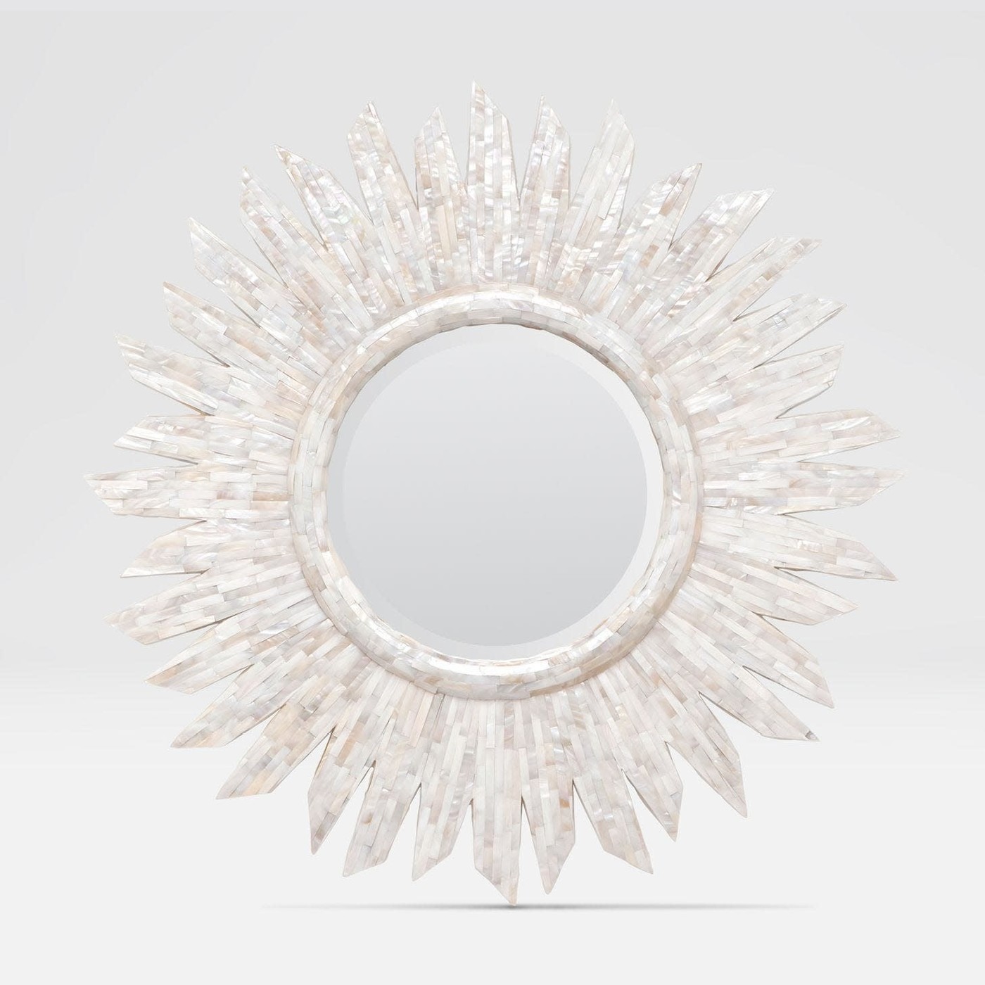 Thea Mirror - Kabibe Shell 44"D - Saltwater House