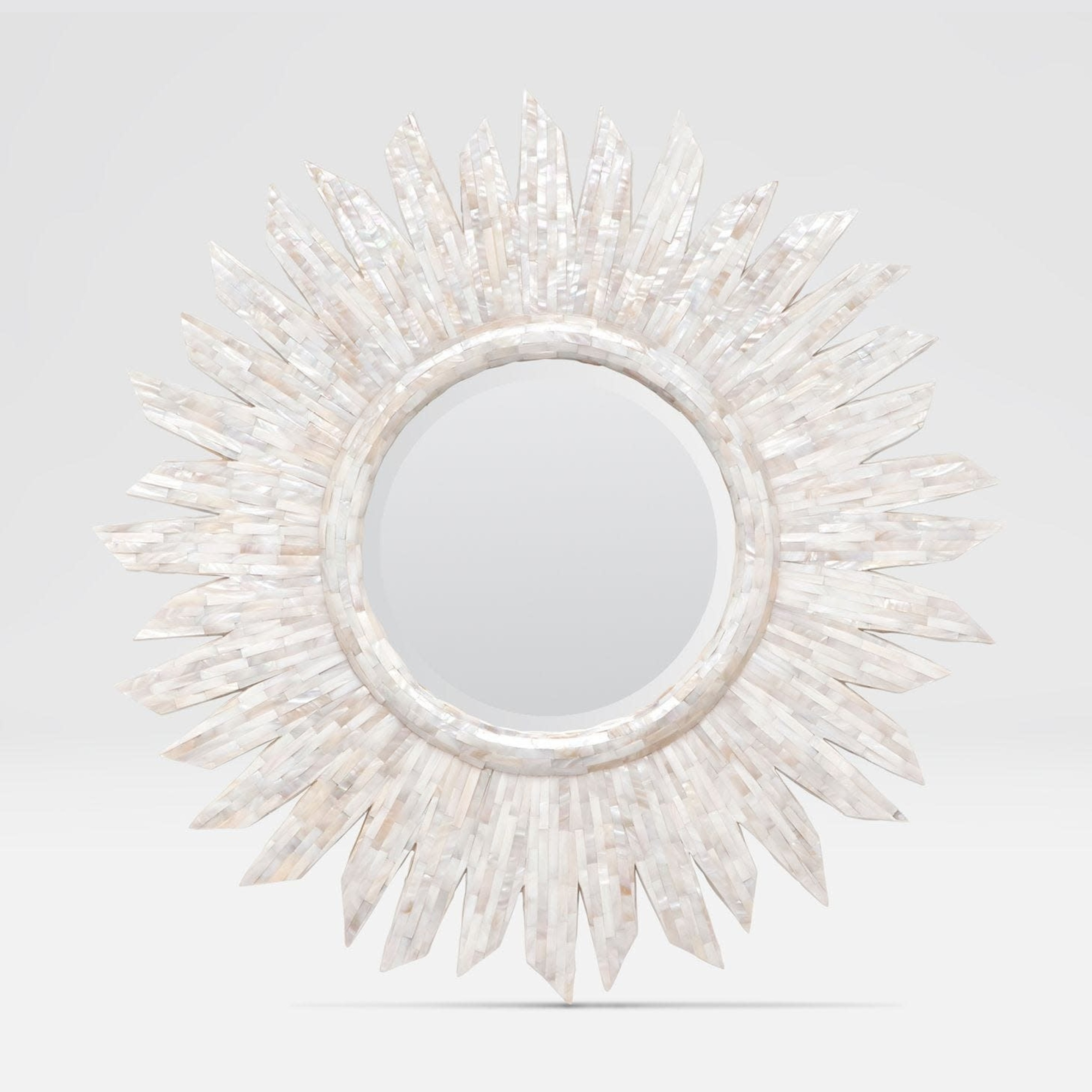 Thea Mirror - Kabibe Shell 44"D - Saltwater House