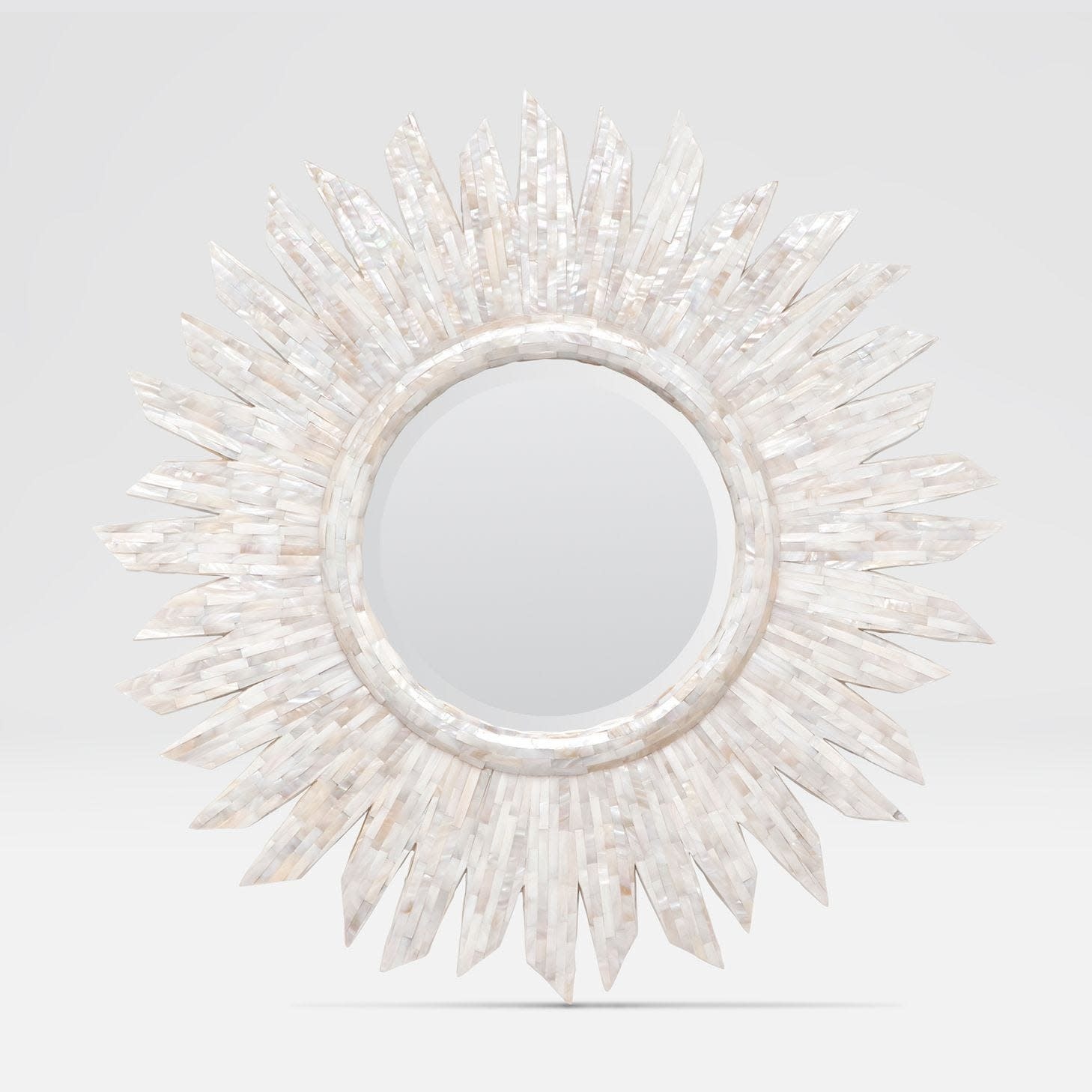 Thea Mirror - Kabibe Shell 44"D - Saltwater House
