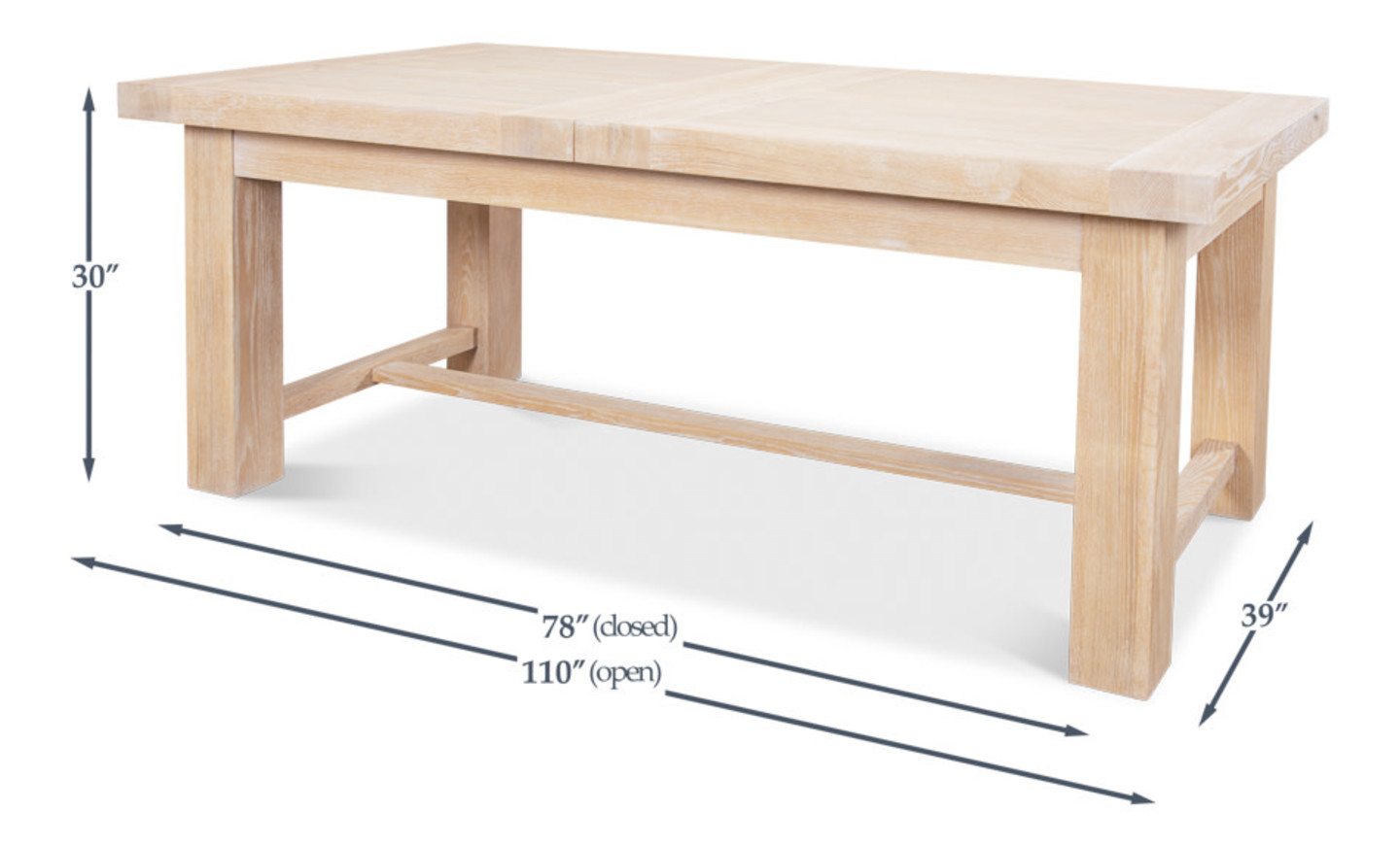 Oak Dining Table - Saltwater House