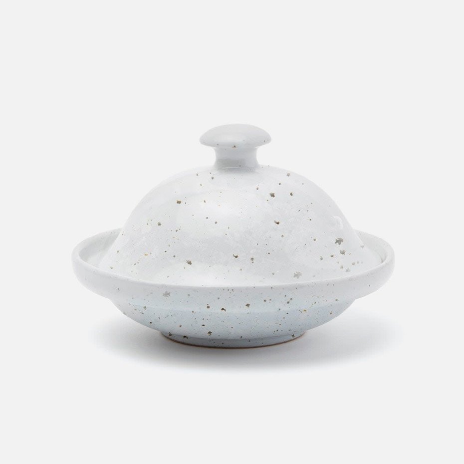 MARCUS, Black Glaze, Cloche Serving Platter, Large - Saltwater House