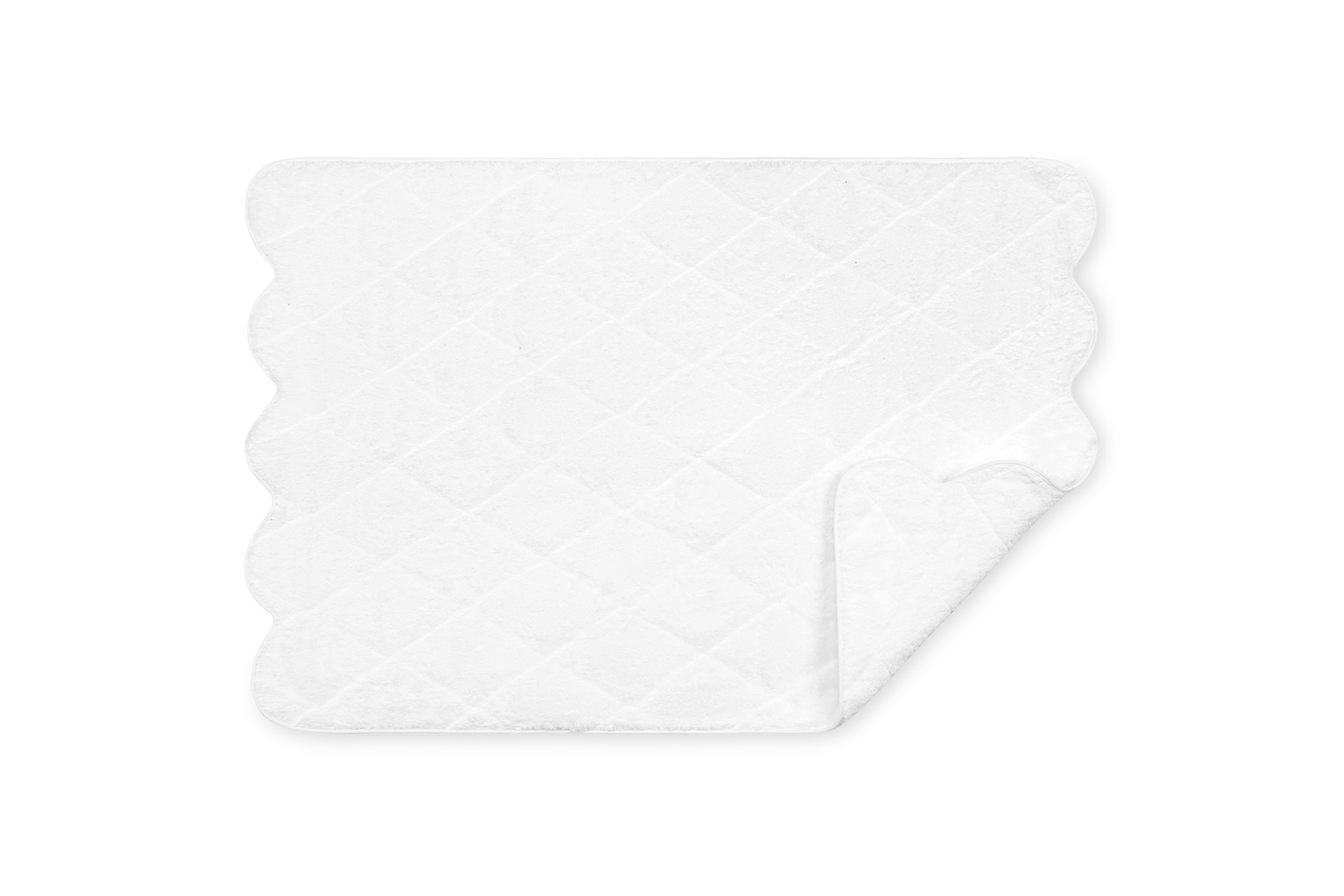 Cairo Scallop Towels White - Saltwater House