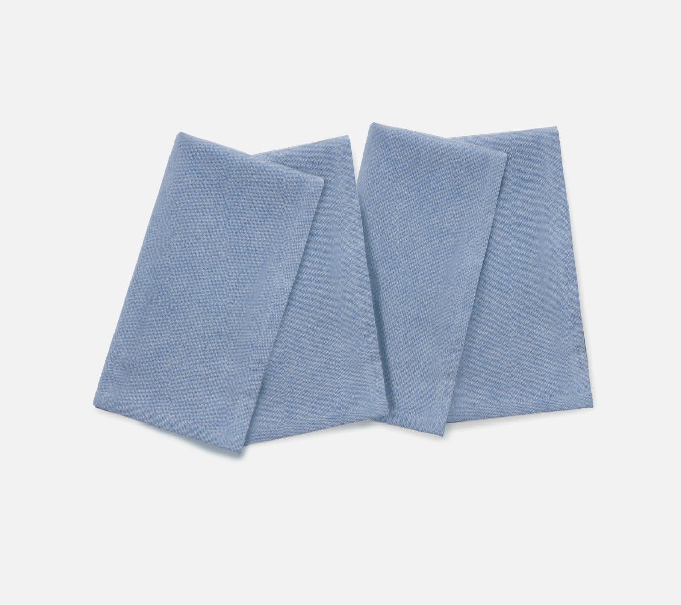 Cohan Light Blue Cotton Acid Wash Napkins 20x20 Set of 4 - Saltwater House
