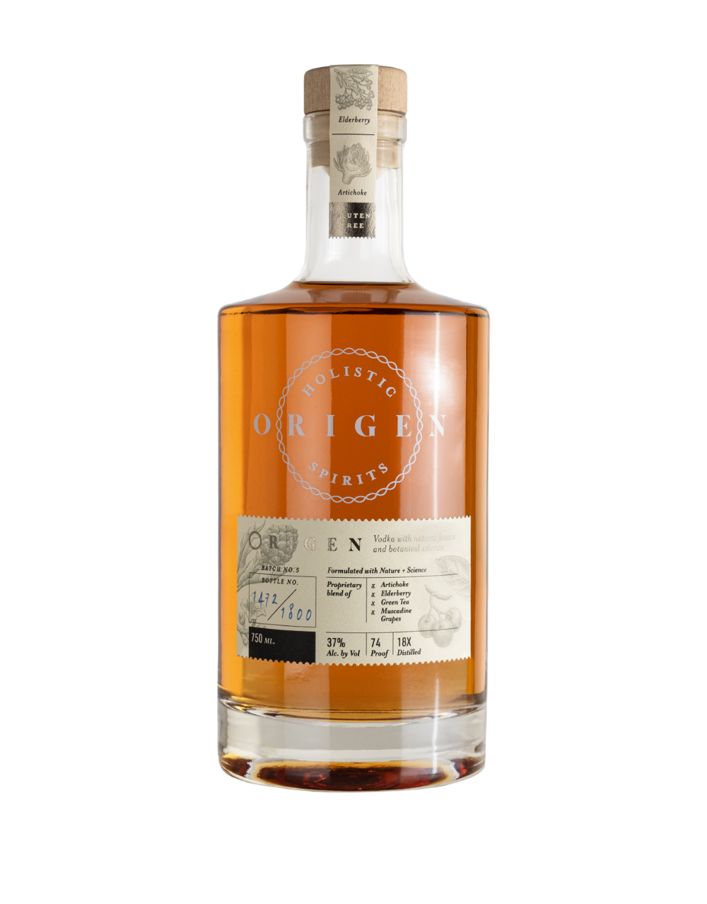 Holistic Spirits Co. / Origen Vodka 37% abv / 750mL - Roma Wines & Liquors