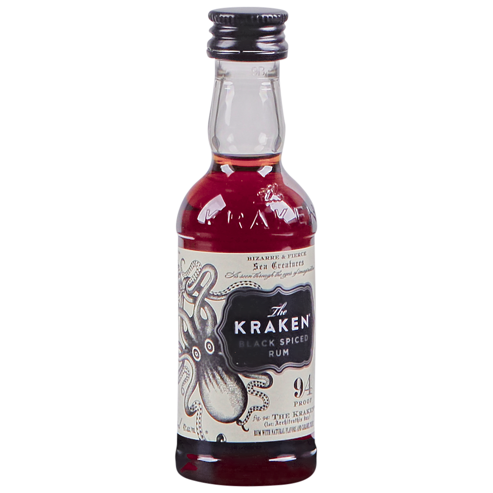 Kraken / Black Spiced Rum 94 Proof / 50mL - Roma Wines & Liquors