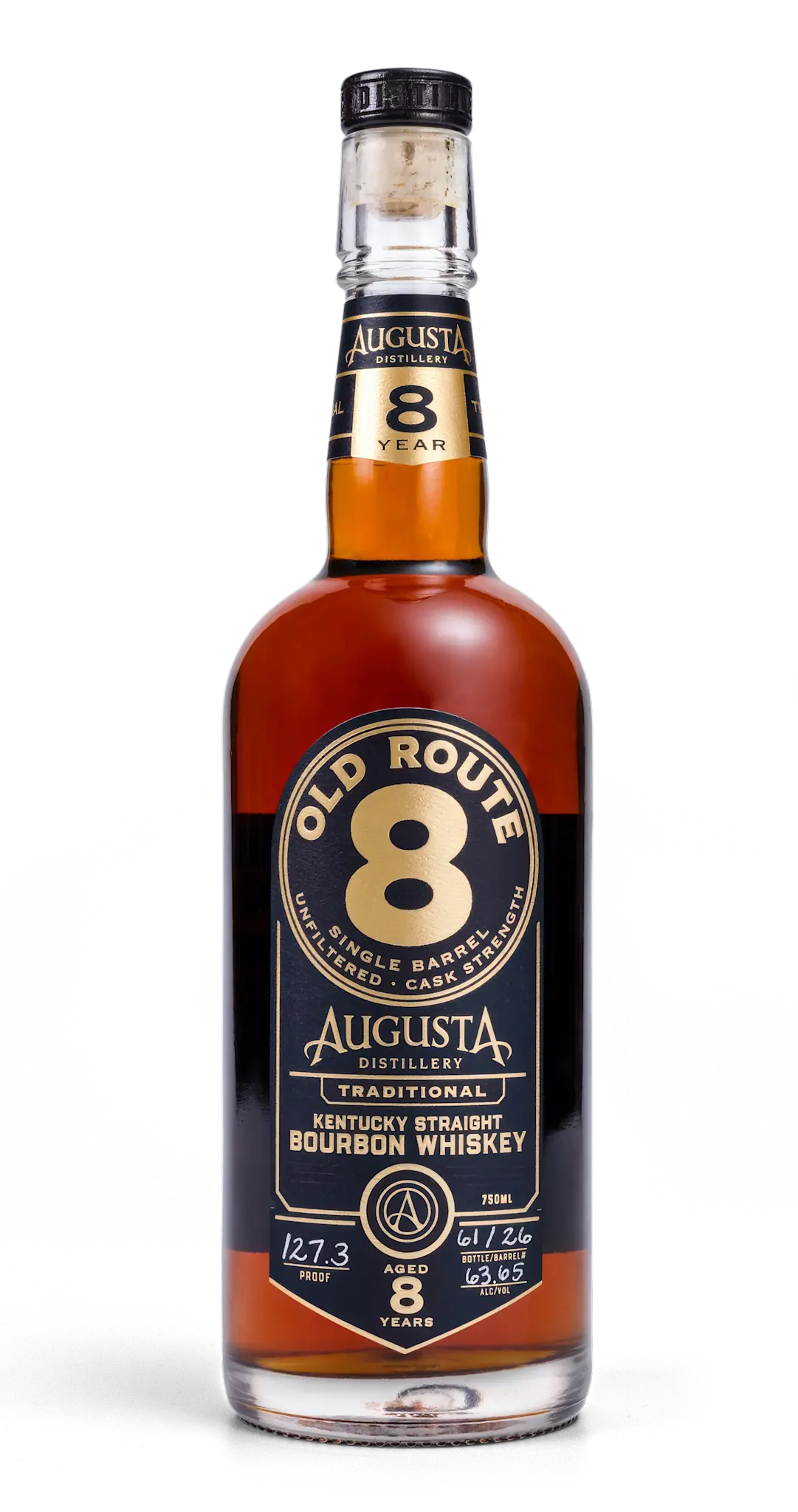 Augusta Distillery / 8 Years Old Route 8 Single Barrel Unfiltered Cask ...