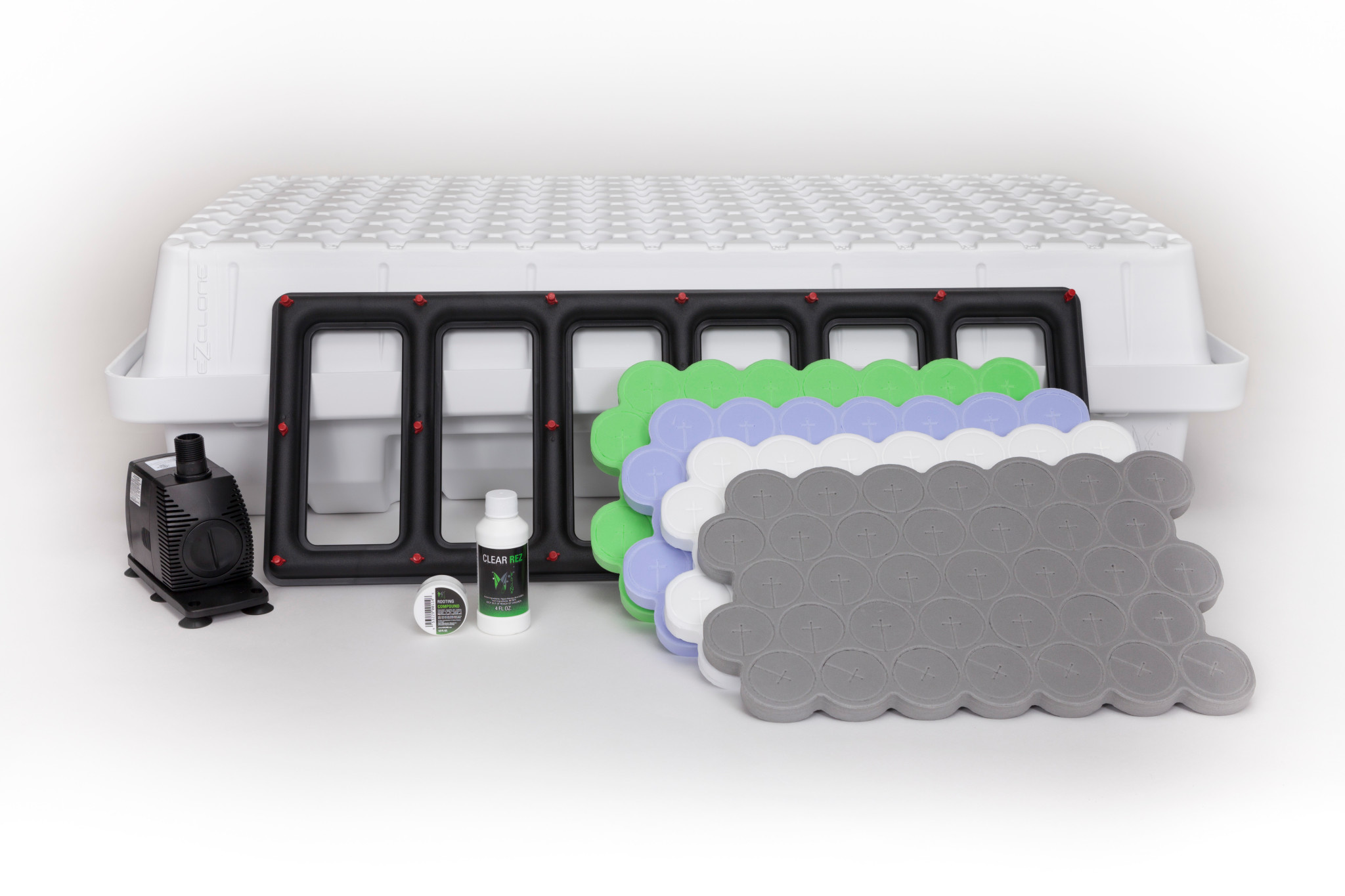 Ez Clone EZ-Clone Low Pro 128 Site Cutting System, White - Blvd Hydro