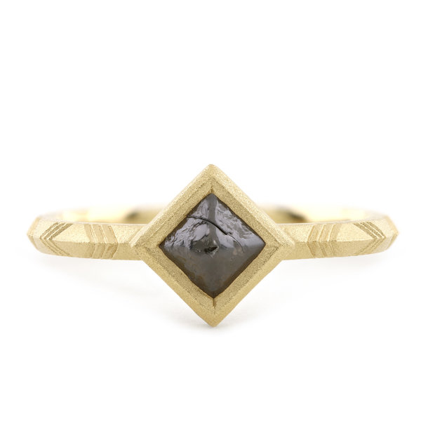 Rings made with 18K golds and platinum, featuring unique gemstones. - Baxter Moerman