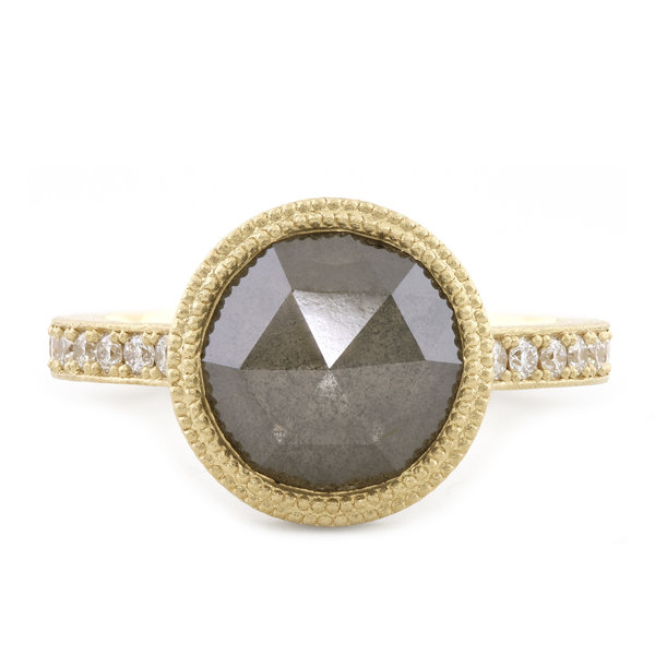 Rings made with 18K golds and platinum, featuring unique gemstones. - Baxter Moerman