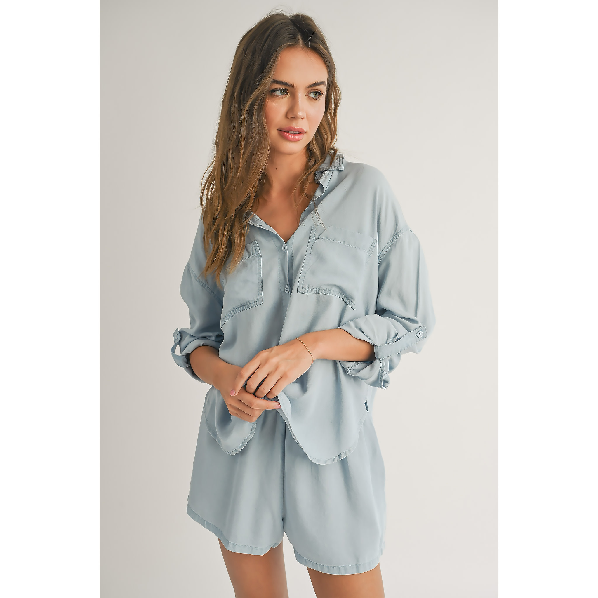 Kick Back & Relax Tencel Top - The Salty Palm