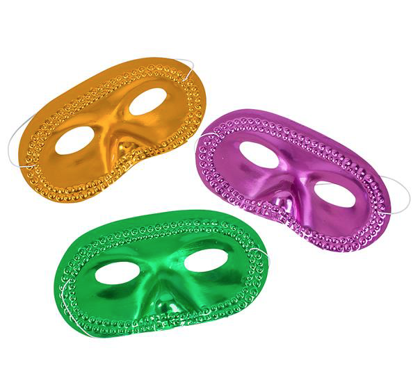 MARDI GRAS HALF MASK - QUALITY WHOLESALE