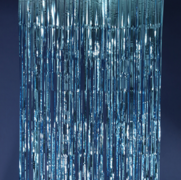 40’’ X 10’ BLUE FOIL BACKDROP - QUALITY WHOLESALE