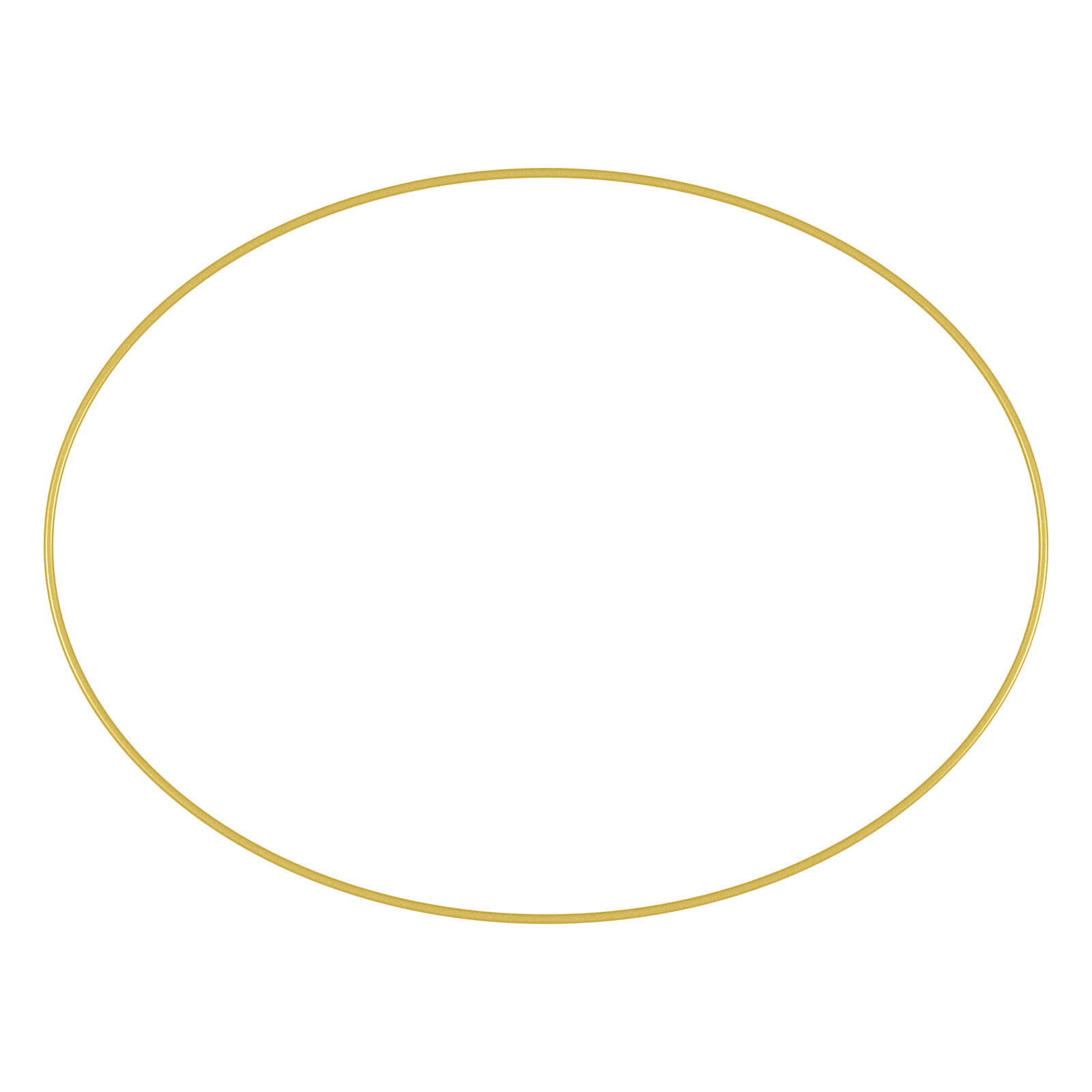 12” GOLD WIRE OVAL WREATH - QUALITY WHOLESALE