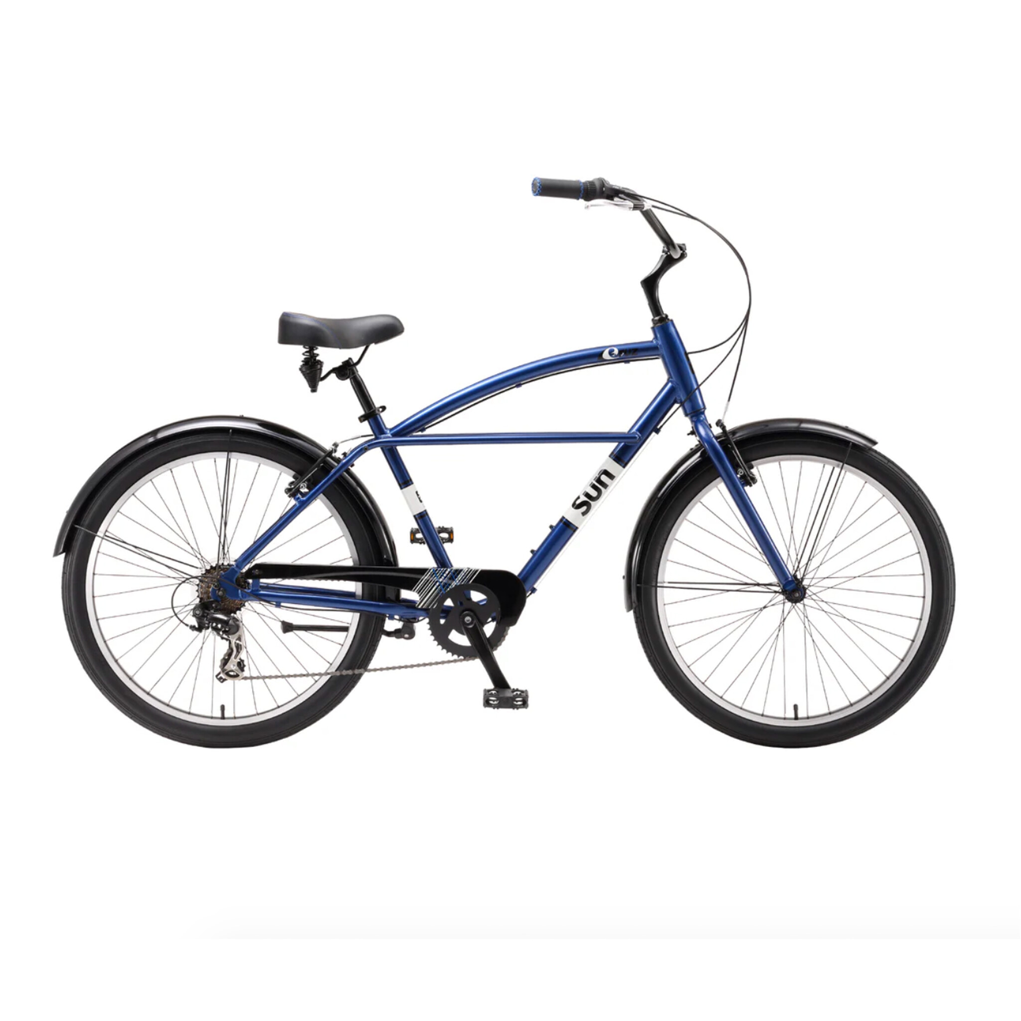 Sun Cruz Beach Cruiser Blue Metallic & Jet Black - Freewheelin Bike Shop