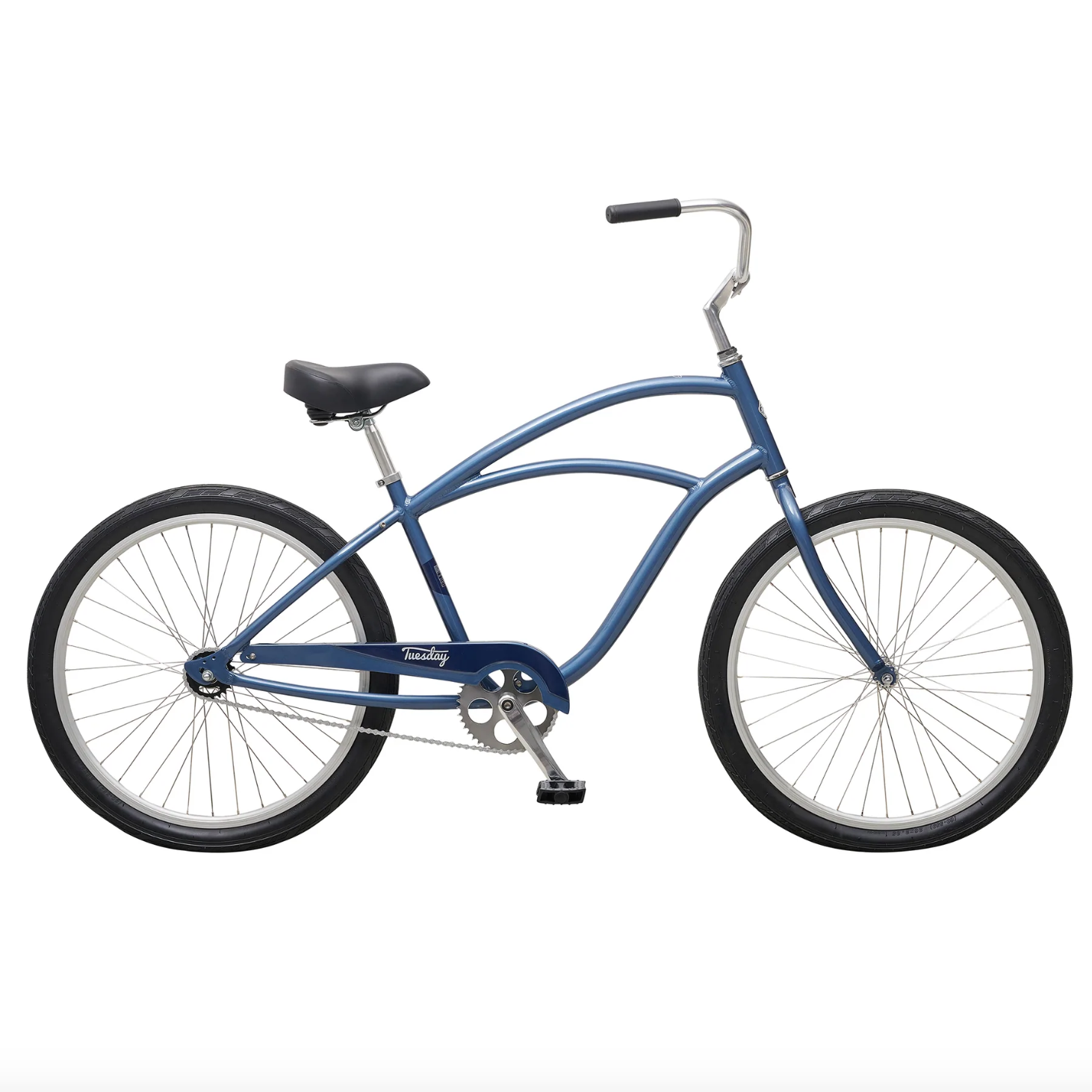 Tuesday August 1 Step-Over Pearl Blue Mens Beach Cruiser - Freewheelin ...