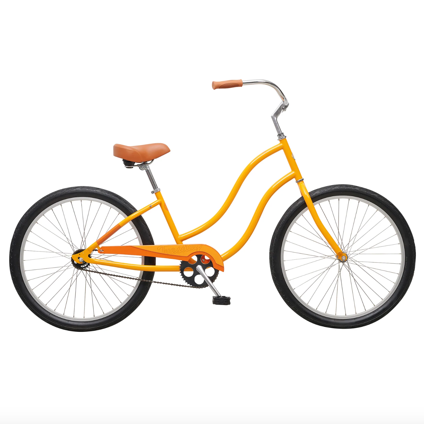 Tuesday June 1 Single Speed Women's Beach Cruiser Apricot - Freewheelin ...