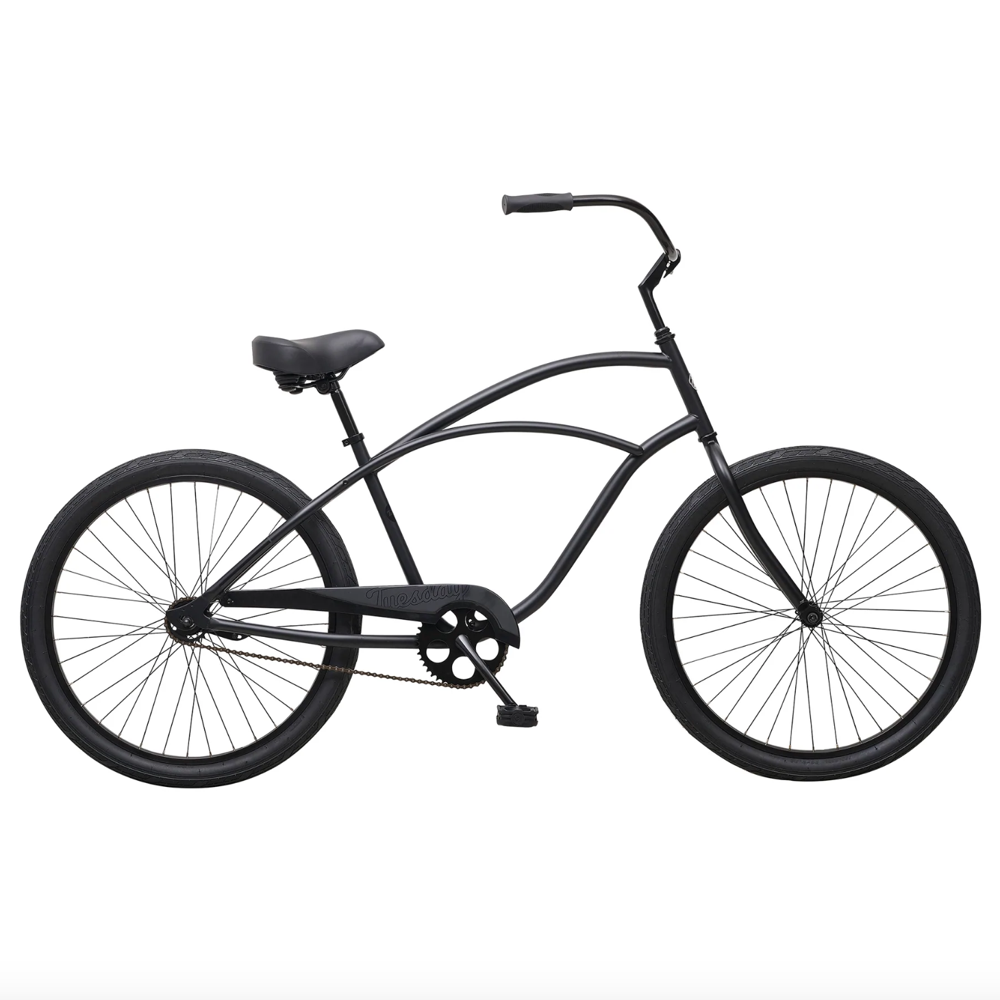 Tuesday June 1 Single Speed Men's Beach Cruiser Matte Black ...