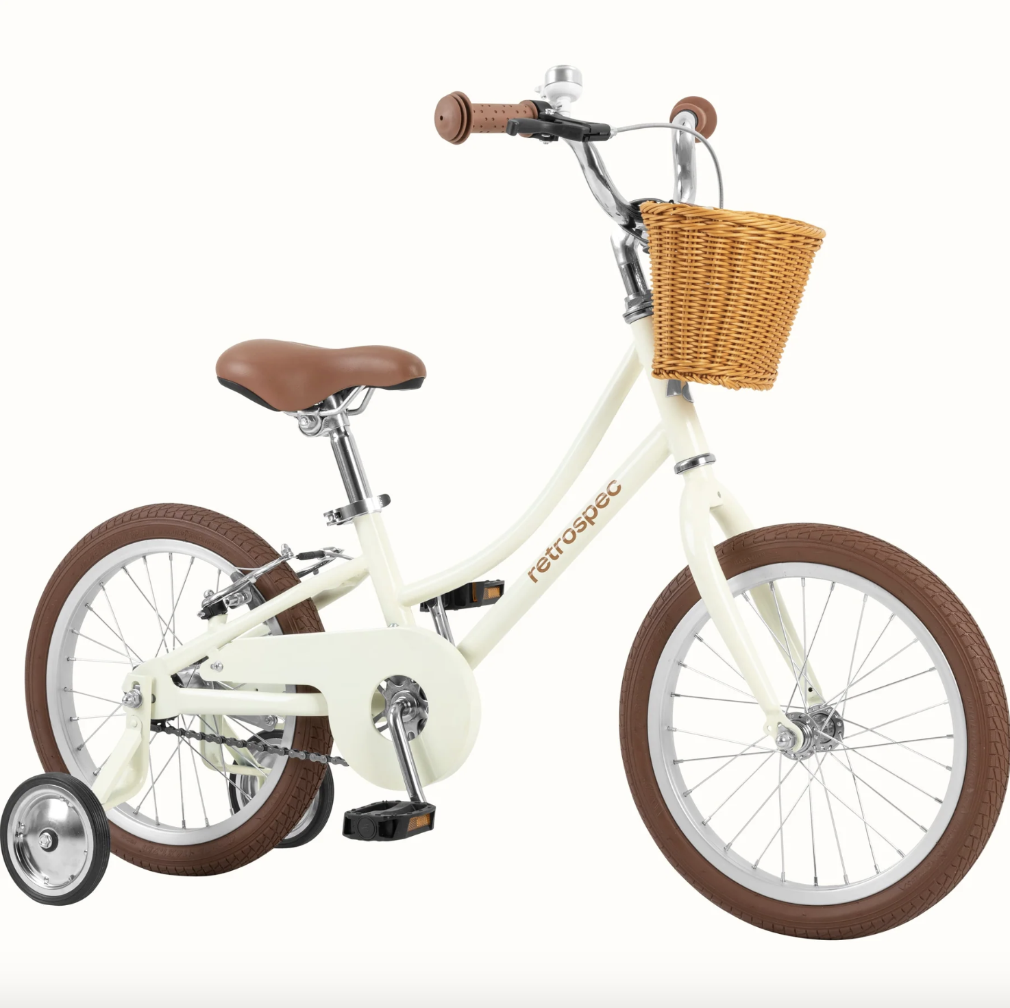 Retrospec Beaumont 16" Step-Thru Eggshell Kids Bike - Freewheelin Bike Shop