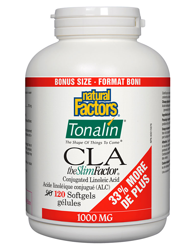 Natural Factors Natural Factors BONUS CLA 1000 mg 120 softgels ...