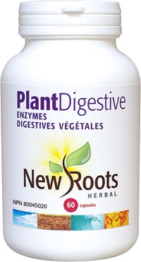 New Roots New Roots Plant Digestive Enzymes 375 mg 60 caps - Vitamin ...
