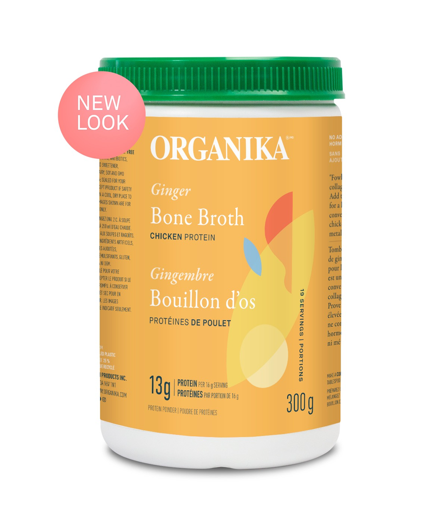 Organika Chicken Bone Broth Protein Powder Ginger 300g - Vitamin King ...