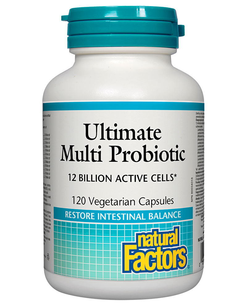 Natural Factors Ultimate Multi Probiotic 120 vcaps - Vitamin King ...