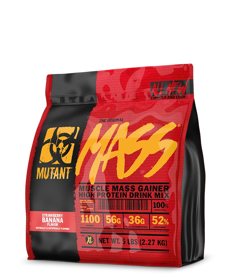 Mutant Mutant Mass Strawberry Banana 5lb - Vitamin King - Sports ...
