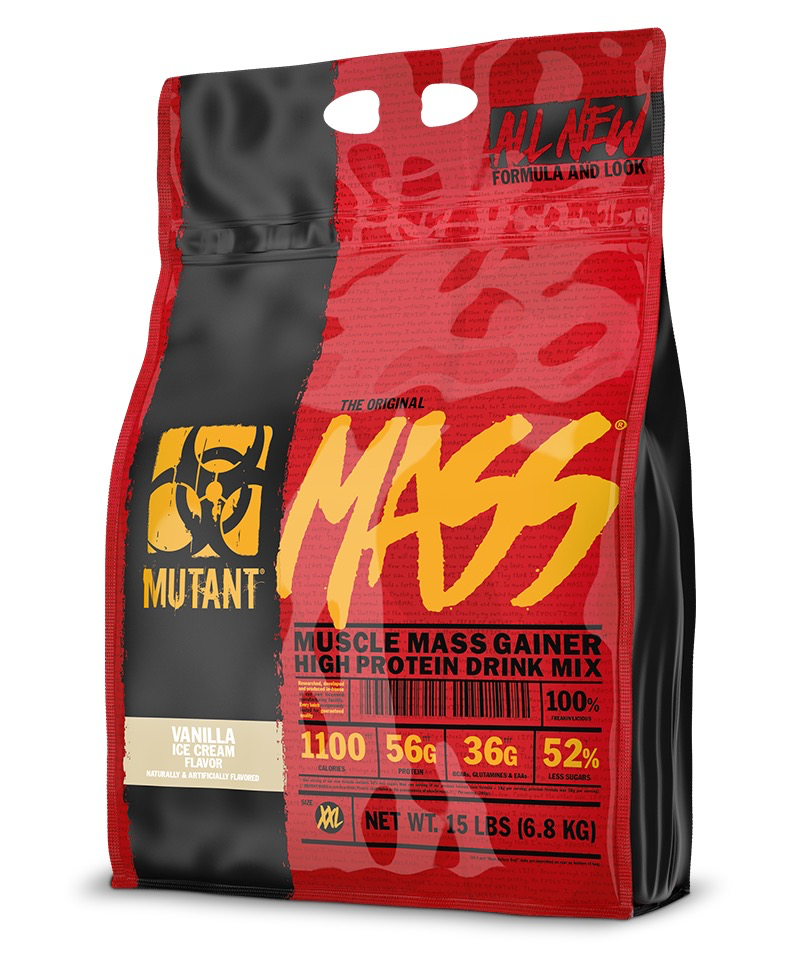 Mutant Mutant Mass Vanilla 15lb - Vitamin King - Sports & Supplements