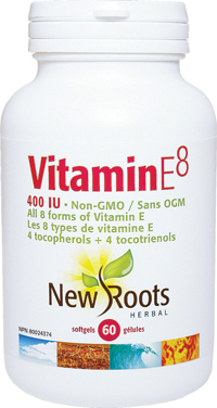 New Roots New Roots Vitamin E8 400 IU 60 softgels - Vitamin King ...
