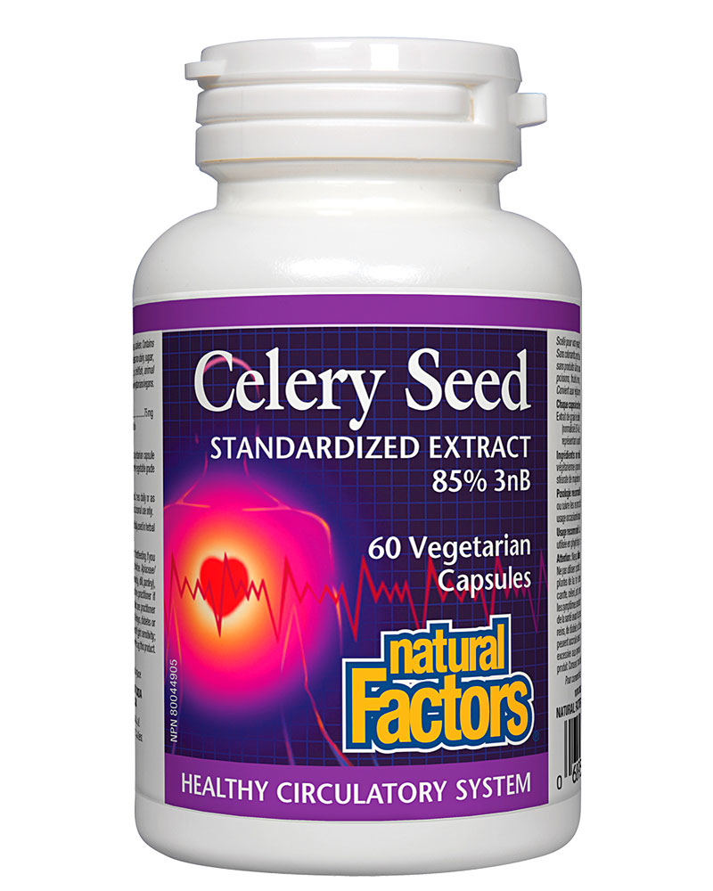 Natural Factors Celery Seed Extract 60 caps - Vitamin King - Sports ...