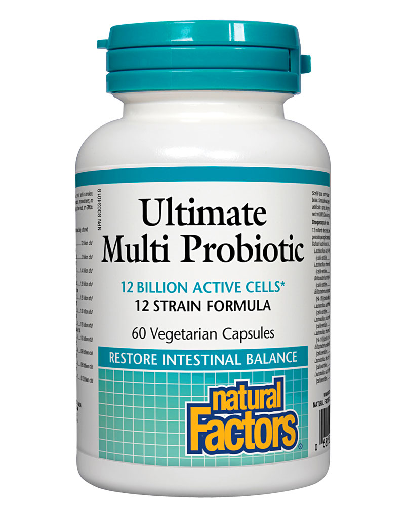 Natural Factors Ultimate Multi Probiotic 60 vcaps - Vitamin King ...