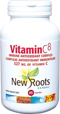 New Roots Vitamin C8 527mg 45 caps - Vitamin King - Sports & Supplements