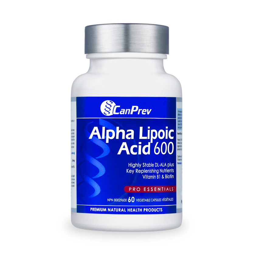 CanPrev Alpha Lipoic Acid 600 ALA 60v-caps - Vitamin King - Sports ...