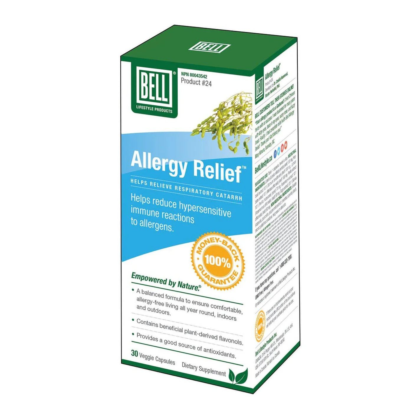 Bell Allergy Relief 30 caps - Vitamin King - Sports & Supplements