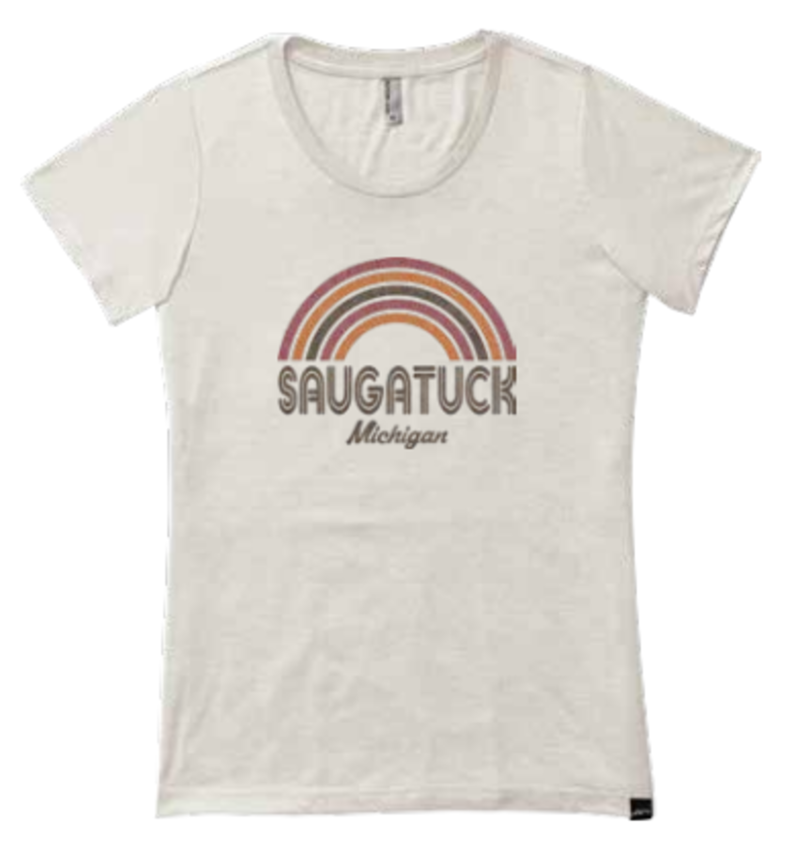 TechStyles W’s Saugatuck Earth Rainbow Tee - Landsharks Outfitters