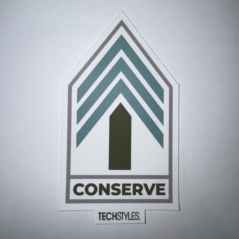 TechStyles Conserve Trees Sticker - Landsharks Outfitters