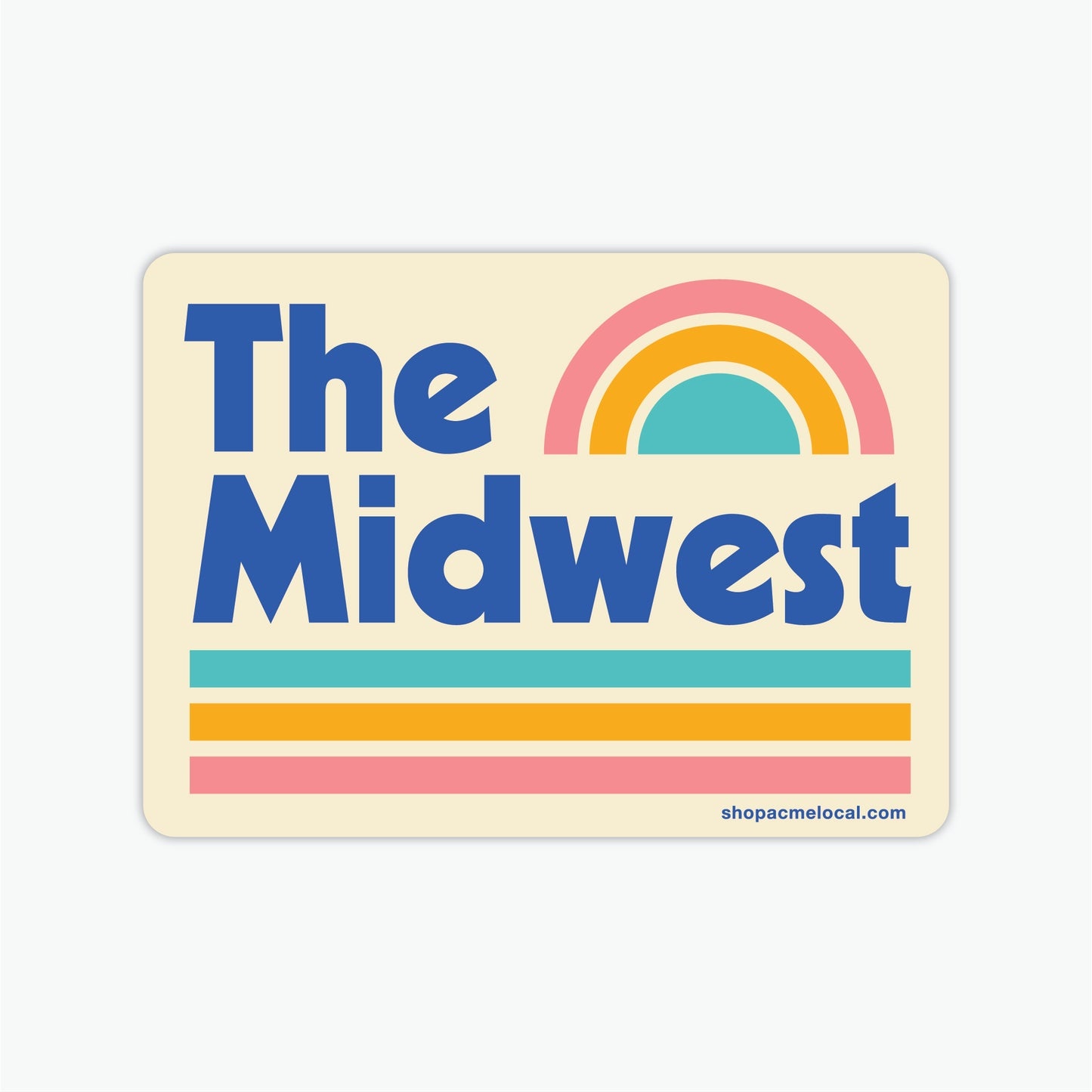 Acme Local Midwest Sticker | Shop the Shark - Landsharks Outfitters