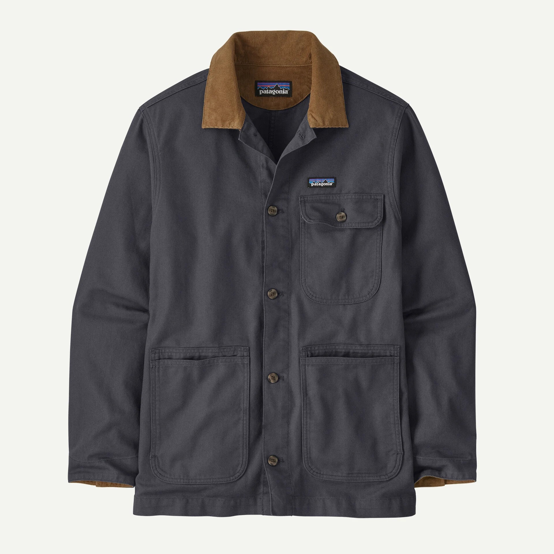Patagonia Men's Point Reyes Canvas Jkt Smolder Blue M | Shop the Shark ...