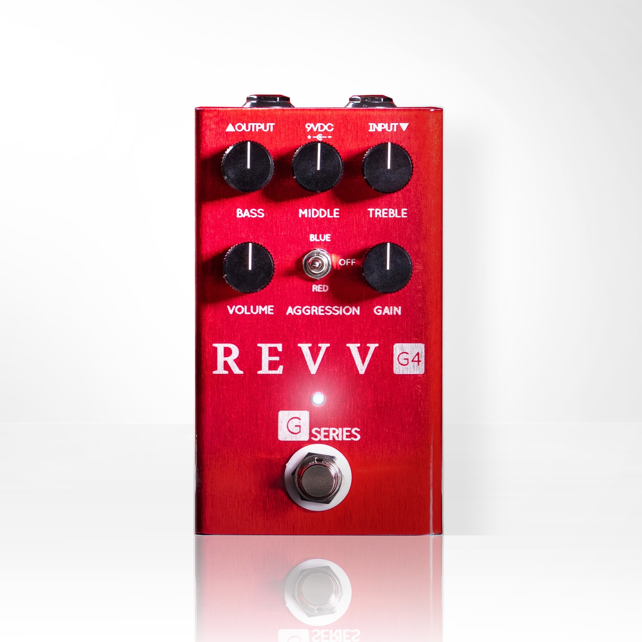 Revv Amplification G4 Overdrive/Distortion Pedal, Red Channel - The ...