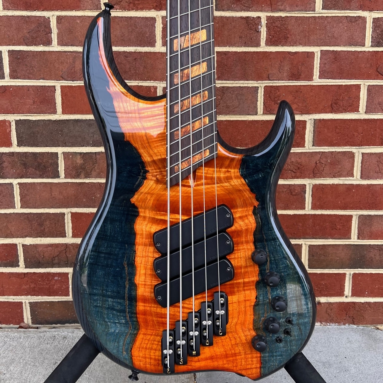 Dingwall Custom Z3 5-String, Custom "Dawn Wall" Color, Spalted Maple ...