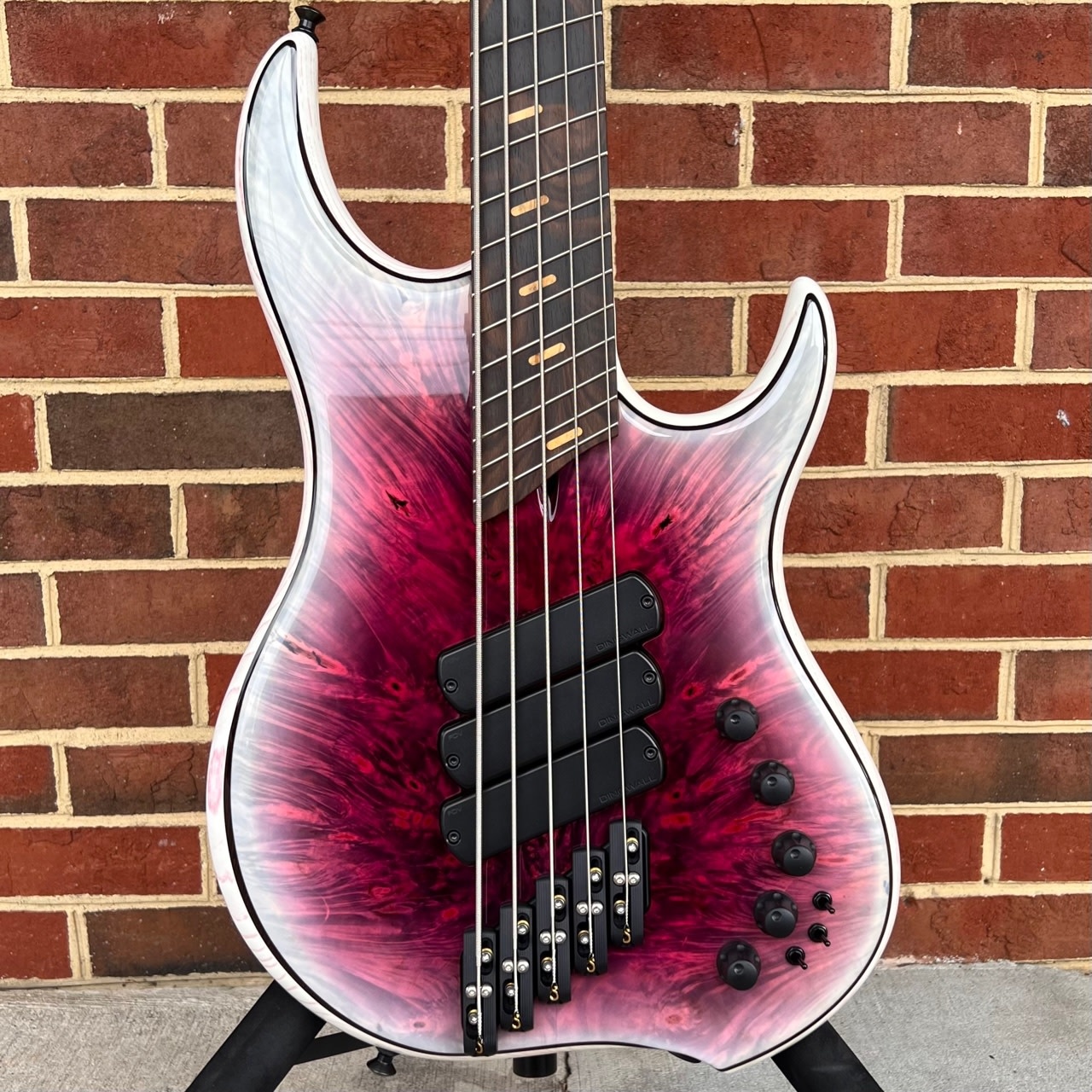 Dingwall Custom Z3 5-String, Magenta Crush Reverse Burst, Buckeye Burl ...