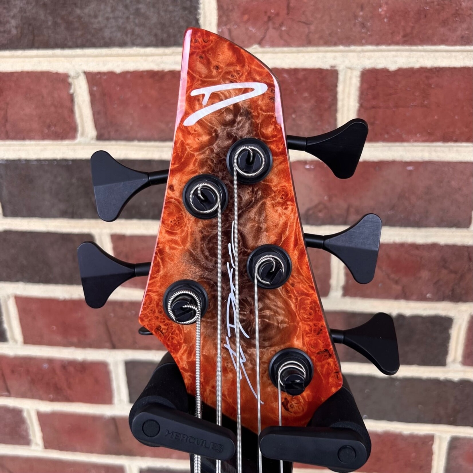 Dingwall Custom Z3 5-String, Rotten Orange - Custom Color, Maple Burl X ...