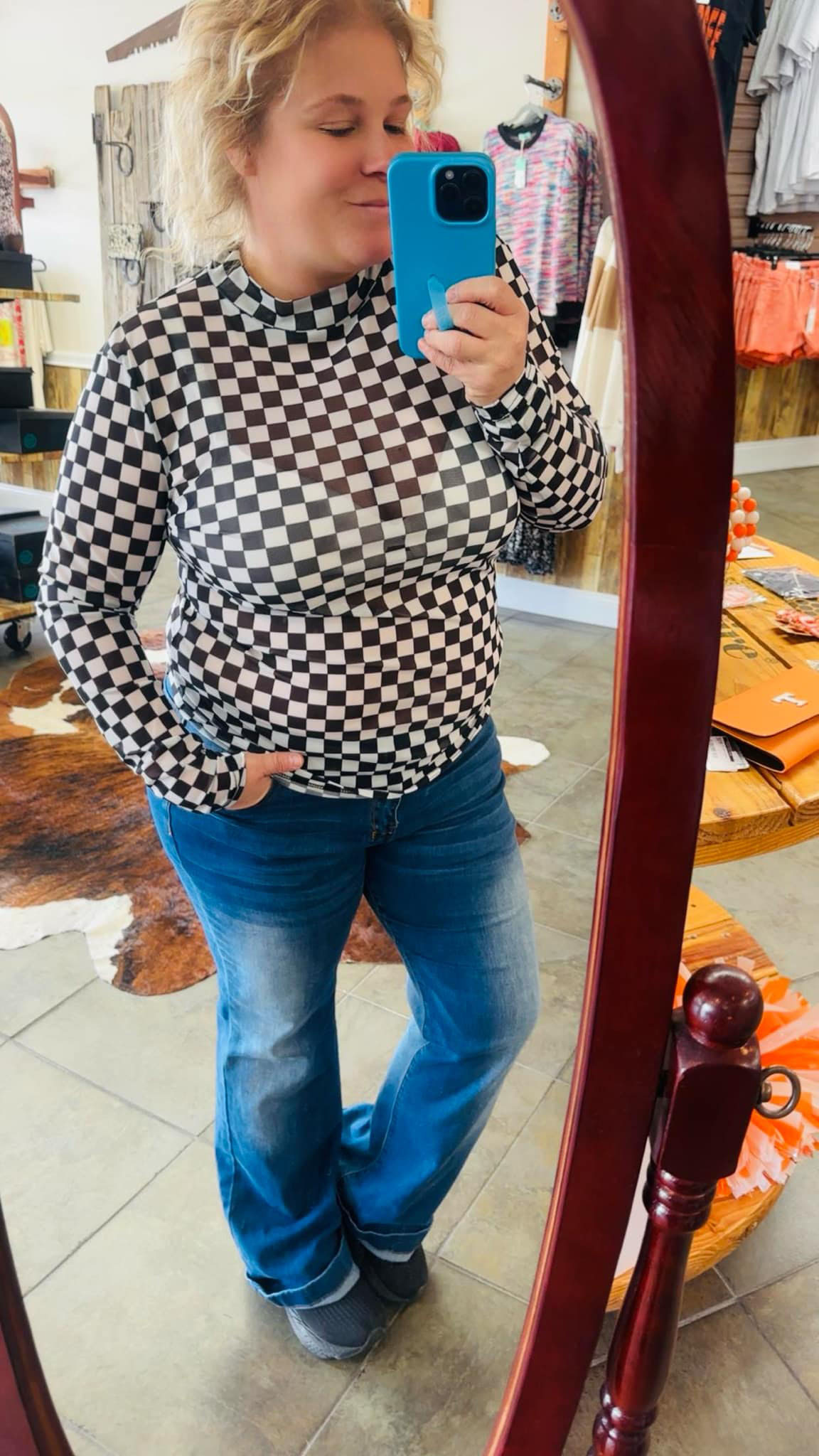 Round The Track Mesh - Trixie's Boutique