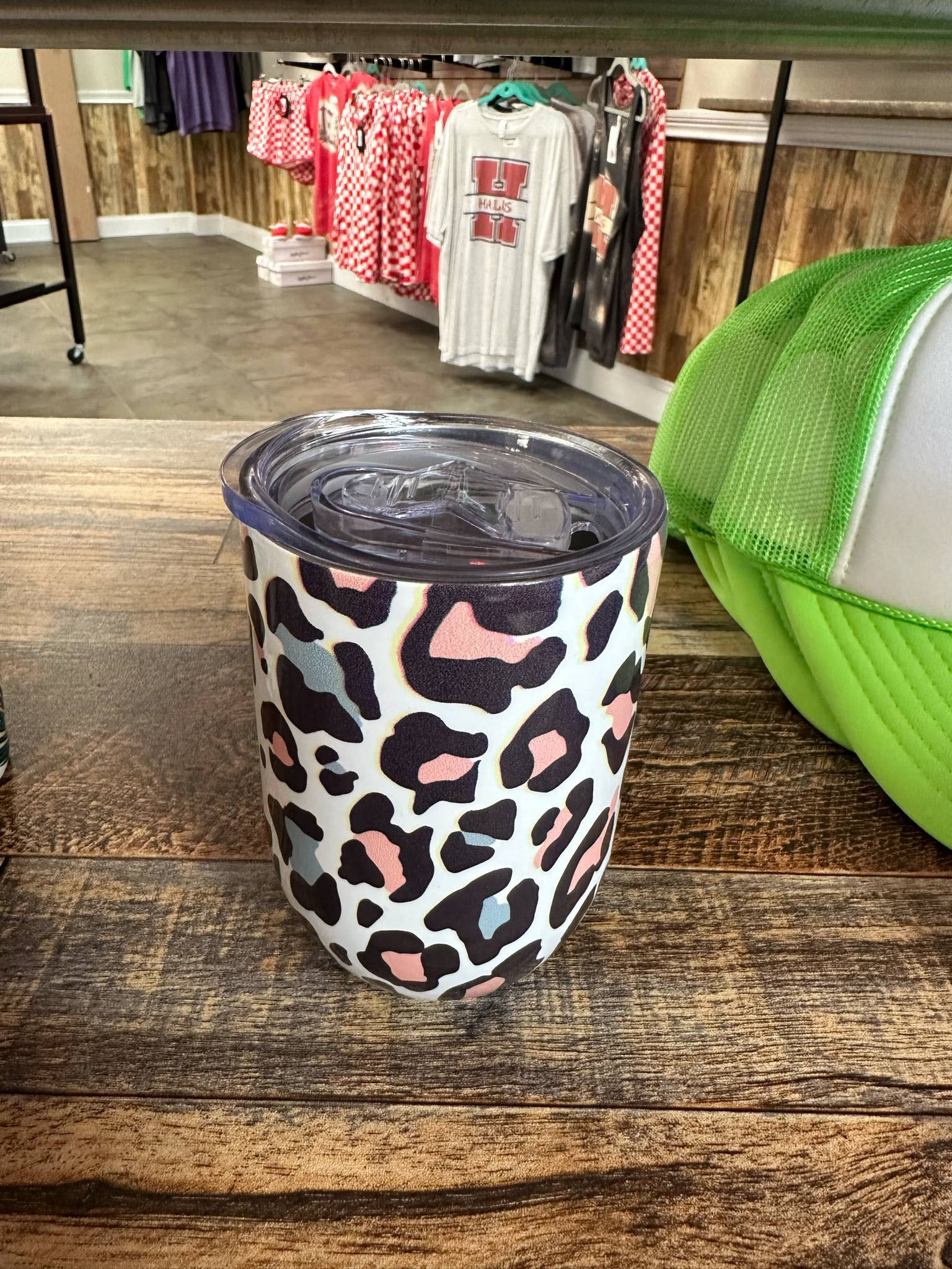 Leopard Wine Tumbler - Trixie's Boutique