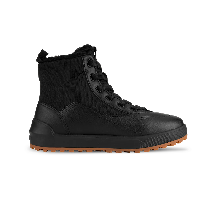 VESSI Women's Alta High Top 2.0 ASPHALT BLACK - A Step Ahead Footwear