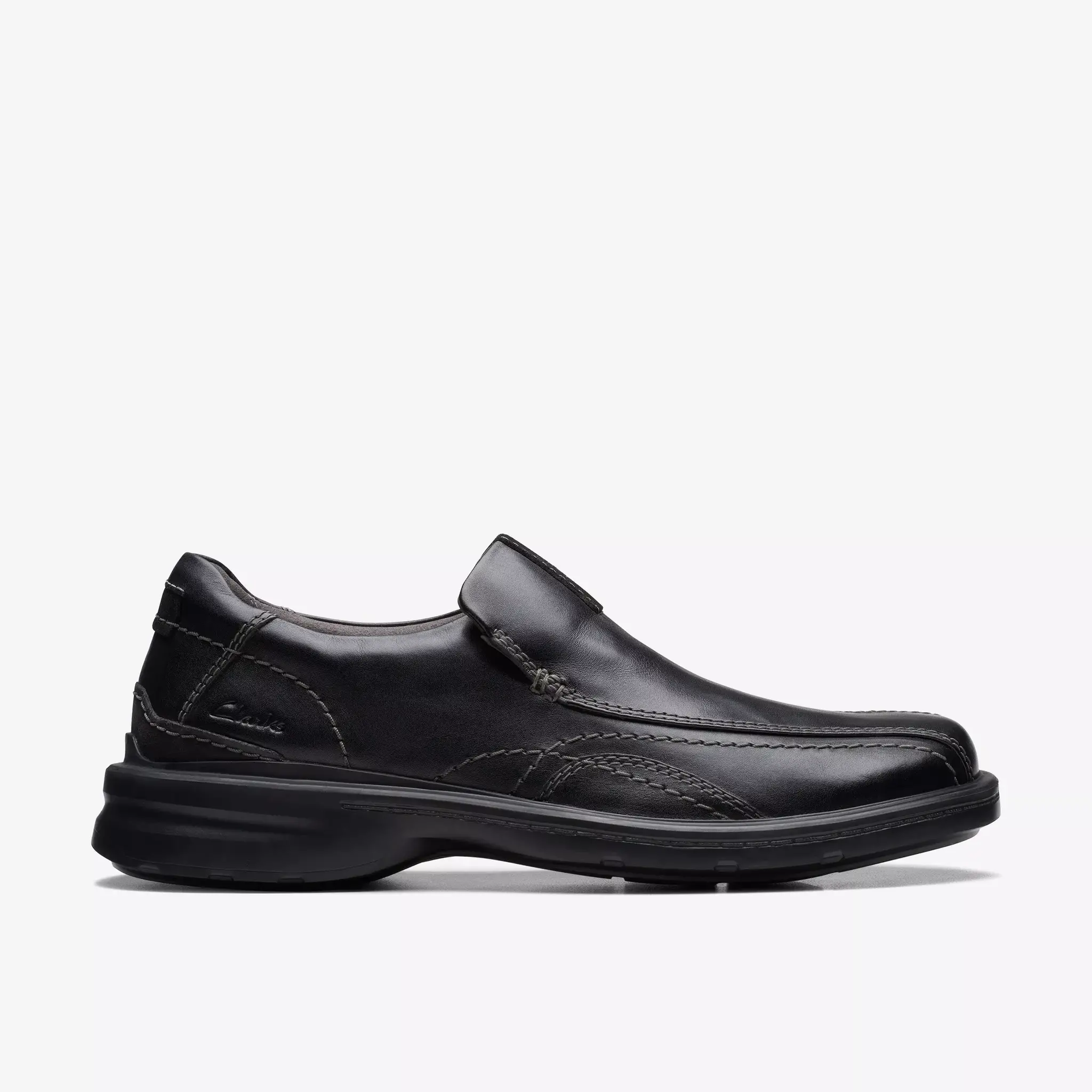 CLARKS Gessler Step Slip-On 26171774 BLACK - A Step Ahead Footwear