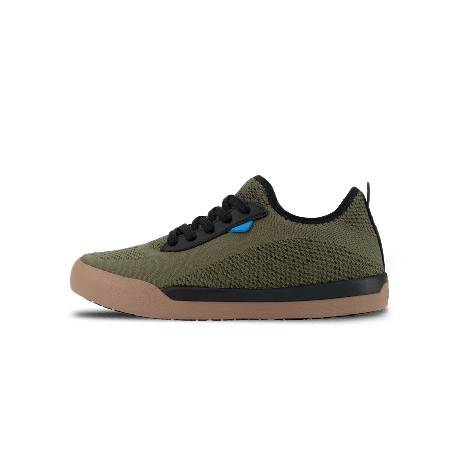 VESSI Women's Weekend Sneaker DARK MOSS/BLACK - A Step Ahead Footwear