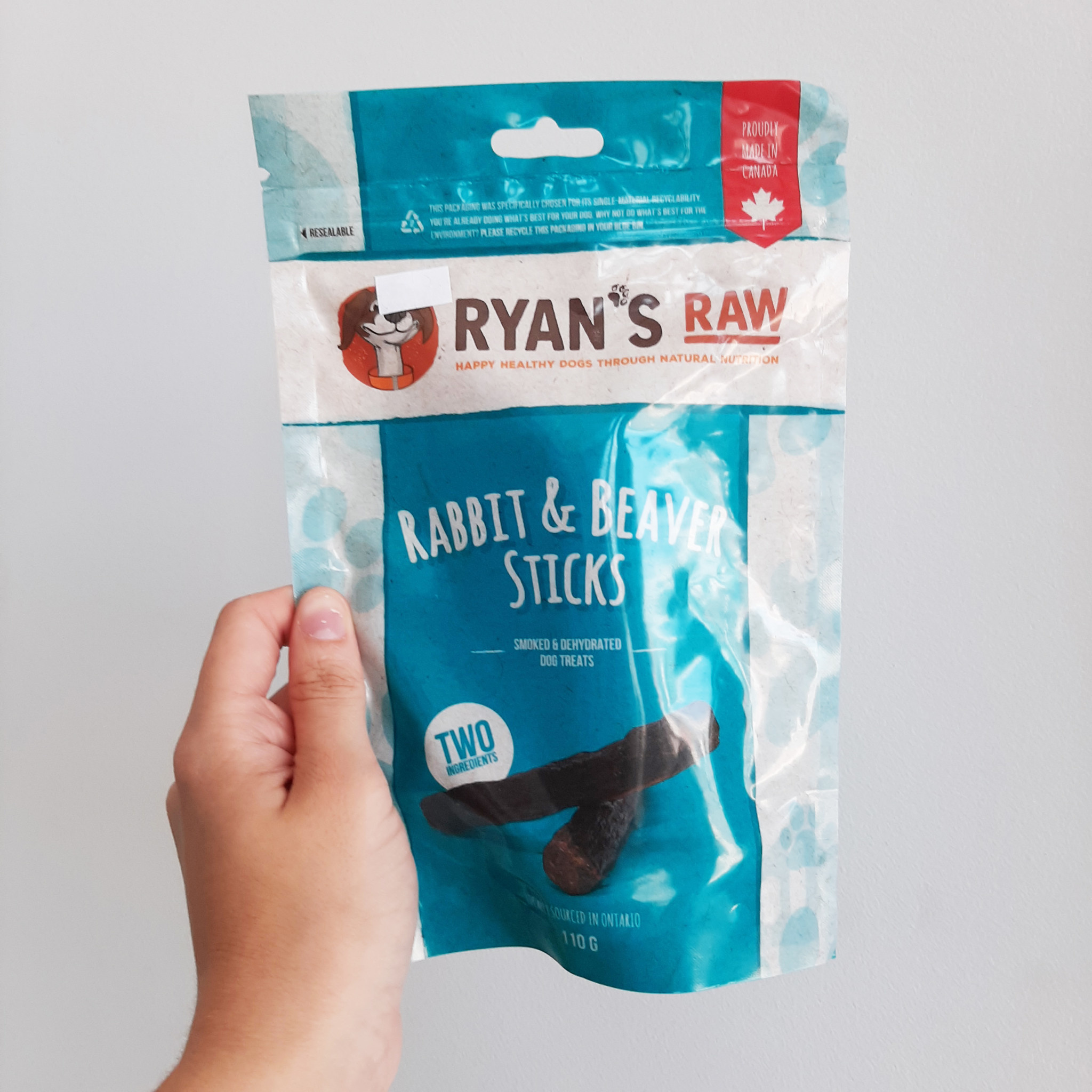 Ryan's Raw - Bâton De Tripe Lapin Et Castor - 110g - Mel'Animo - Centre ...